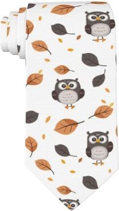 Generic Chouette Mignonne De Dessin Animé Cravatte Doux Cravate Élégante Cravates Pour Fêtes Affaires Accessoires