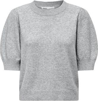 Only Femme Onlrica Life 2/4 KNT Noos Pull en Tricot, Gris Clair Chiné, M EU