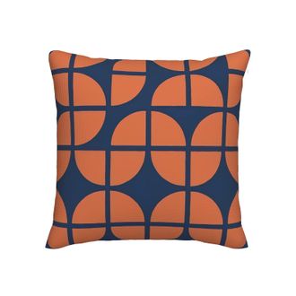 AOOEDM 70er Jahre geometrische Formen Kissenbezüge Mid Century Modern Dekokissenbezüge Dekorative Kissenbezüge für Couch Sofa Schlafzimmer Stuhl Auto