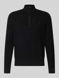 Polo Ralph Lauren Regular Fit Troyer aus Baumwoll-Mix mit Logo-Stitching