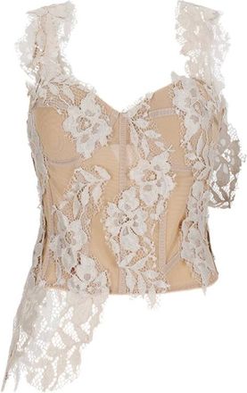 Giuseppe Di Morabito Femme, Tops, Beige, Taille: 36 FR Bustier Top