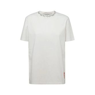 Golden Goose Homme, Tops, Blanc, Taille: XS T-Chemises
