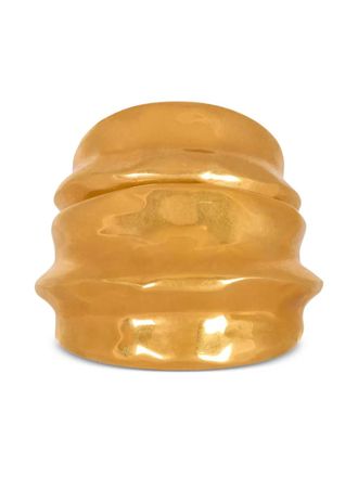 Balmain bracelet en or à design de bambou