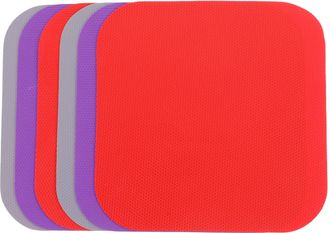 Garneck 6 St&uuml;ck Gummi Flaschen&ouml;ffner Griffe Rutschfest Verschlei&szlig;fest Farbige Glas&ouml;ffner Pads f&uuml;r Flaschen und Gl&auml;ser Isolierende K&uuml;chenuntersetzer Praktische