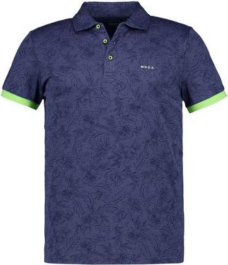 N.Z.A. Herren Polo-Shirt blau