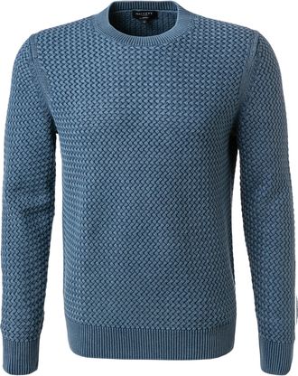 Hackett Herren Pullover blau unifarben