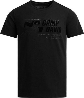 Camp David Rundhalsshirt mit Baumwolle