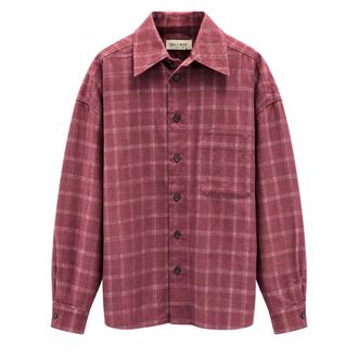 Rold Skov Bat Fit Hemd - - Shirts - Herren - Lila - L
