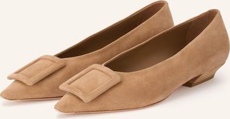 Roger Vivier Ballerinas Viv In The City braun