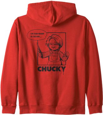 Chucky Comic Panel Knife Kapuzenjacke