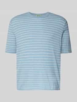 FTC T-Shirt in Strick-Optik mit Kaschmir-Anteil