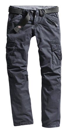 Timezone Herren Cargo Hose Benito TZ 25-0155-3180-9033 Loose Fit blue graphit, 31W/32L