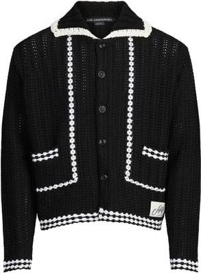 Andersson Bell Cardigan maille en laine et coton m&eacute;lang&eacute;s