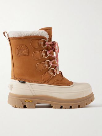 Sorel Bottines En Gore-tex &Agrave; Finitions En Polaire Caribou Horizon - Marron