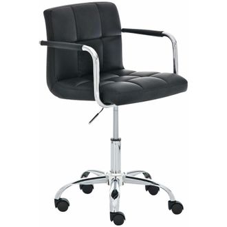 Clp Chaise de bureau avec rembourrage de rembourrage dans diverses roues diff&eacute;rentes couleurs colore : noir
