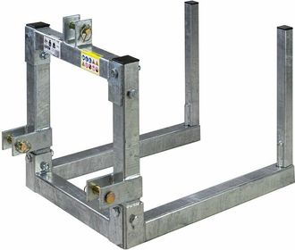 Dema Dema - Brennholz Holztransportgestell Transport Transporthilfe Gestell f&uuml;r Traktor Holz