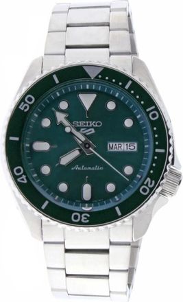 Seiko Femme, Accessoires, Vert, Taille: ONE Size Montre Automatique 5 Sports