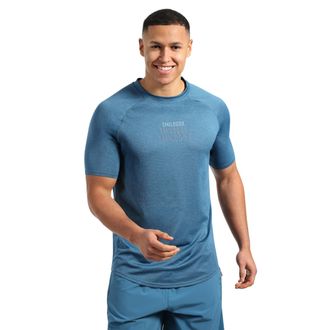 Smilodox Slim Fit T-Shirt Powerfit Triple Herren, Atmungsaktives Kurzarmshirt, Schnelltrocknendes, strapazierfähiges Funktionsshirt für Laufen, Gym & Sport, Ko