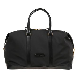Tom Ford Schwarze Nylon- und Glattlederschultertasche - - Bags - Herren - Schwarzk - ONE SIZE