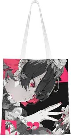 Generic 40.6 X 38.0 cm Canvas Totes Hand Shopping Bag With All Roles Print Zenless Zone Zero Impression For Daily Shopping Shoulder Bag