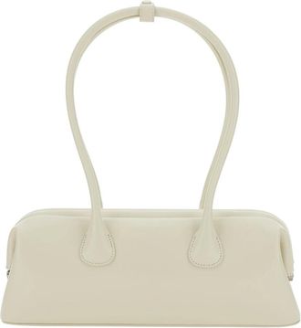 Osoi Osoi, Femme, Sacs, Gris, Taille: ONE Size Sac &agrave; Bandouli&egrave;re Blanc avec Logo