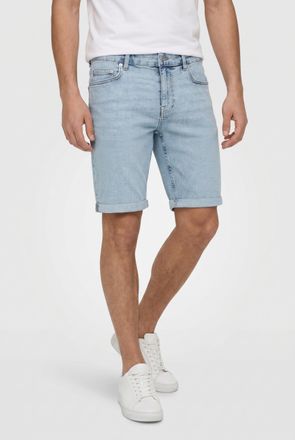 Only & Sons Shorts ONLY & SONS ONSPLY PIM DNM SHORTS, Herren, Gr. XXL, N-Gr, light blau denim, Web, Obermaterial: 65% Baumwolle, 18% Polyester, 15% Viskose, 2% El