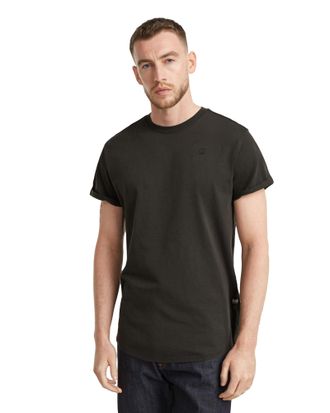 G-Star RAW Herren Lash T-Shirt, Grau (Asfalt D16396-b353-995), L EU