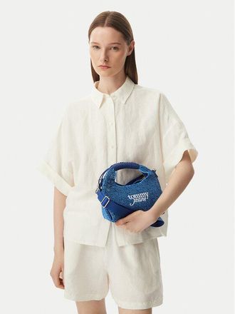 Tommy Jeans Handtasche Tjw Summer Crochet Crossover AW0AW18779 Blau