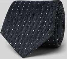Willen Krawattenfabrik Krawatte aus reiner Seide mit Label-Detail
