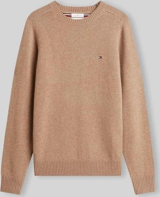 Tommy Hilfiger Regular Fit Pullover aus Lammwoll-Mix
