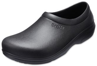 Crocs On The Clock Work SlipOn, Unisex - Erwachsene Slip-on, Schwarz (Black), 38/39 EU