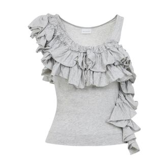 Dries Van Noten Femme, Tops, Gris, Taille: 36 FR Henies Top
