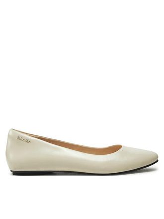 Calvin Klein Ballerinas Round Ballerina HW0HW02449 &Eacute;cru