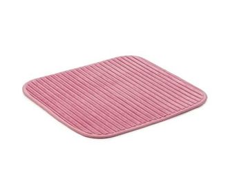 G&ouml;zze Tapis de Bain doux antid&eacute;rapant, 100% Polyester, 50 x 45 cm - Rose poudr&eacute;