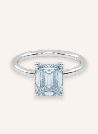 VEYNOU Veynou Ring Sora Aus 14 Karat Wei&szlig;gold Und 2.00ct. Lab-Grown Aquamarin silber