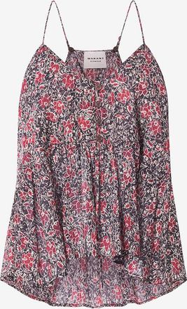Isabel Marant Haut / Top Lirhetta - Femme - Baie &Eacute;cras&eacute;e - Taille 34 - Marant &Eacute;toile