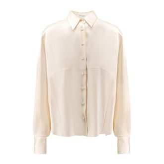 Brunello Cucinelli Seidenhemd - - Blouses & Shirts - Damen - Beige - L