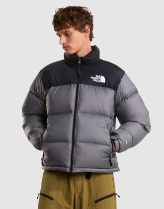 The North Face 1996 Retro Nuptse - Veste - Perle fum&eacute;/noir-Gris
