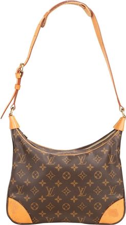 Louis Vuitton Crossbody Bags - Louis Vuitton Canvas Monogram Boulogne Shoulder Ba - Gr. unisize - in Braun - für Damen