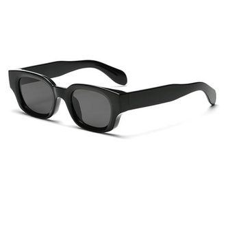 Generic Lunettes De Soleil Carr&eacute;es D&eacute;coratives For Femmes, For Le Sport, Les Vacances En Plein Air(Black)