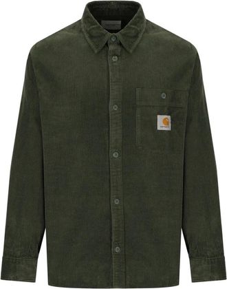 Carhartt Work in Progress Homme, Chemises, Vert, Taille: S Flint Shirt