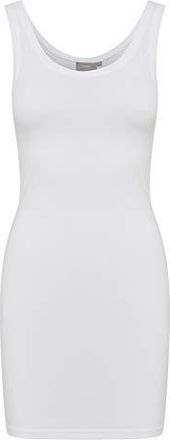 b.young Pamilia Long Top Débardeur, Blanc (Optical White 80100), Small Femme