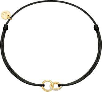 Glanzst&uuml;cke M&uuml;nchen Armband - Sterling Silber Armband - Gr. ONESIZE - in Gold - f&uuml;r Damen