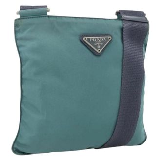 Prada Pre-owned Nylon Schultertasche - - Pre-owned - Damen - Gr&uuml;n - ONE SIZE