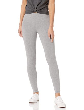 Amazon Essentials Damen Leggings, Grau Meliert, XXL