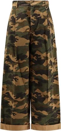 Darkpark Darkpark, Femme, Pantalons, Multicolore, Taille: 34 FR Pantalon en Coton avec Détail de Chaîne en Métal