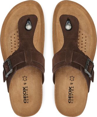 Geox Zehentrenner Geox U Sandal Ghita D U159VD 00032 C6024 Braun