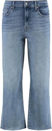 7 For All Mankind Femme, Jeans, Bleu, Taille: W30 Jean &Eacute;vas&eacute; Cropp&eacute; Taille Haute