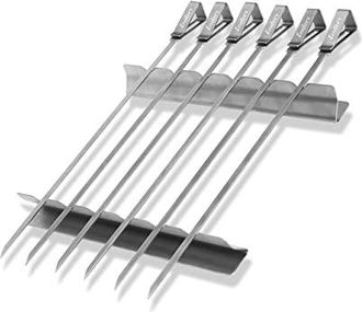 Enders SCHASCHLIKSPIESS-SET EDELSTAHL 8802, Grillspieße, Fleischspieße, Grill-Zubehör, Gasgrill BBQ, 42 x 15 x 3 cm