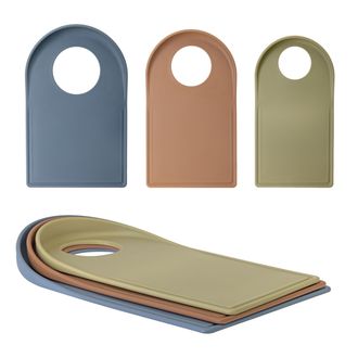 Vigar Vigar Schneidebrett-Set, K&uuml;chenbretter in verschiedenen Gr&ouml;&szlig;en und Farben, rutschfest und sp&uuml;lmaschinenfest, Mehrzweck-Schneidebretter f&uuml;r verschieden